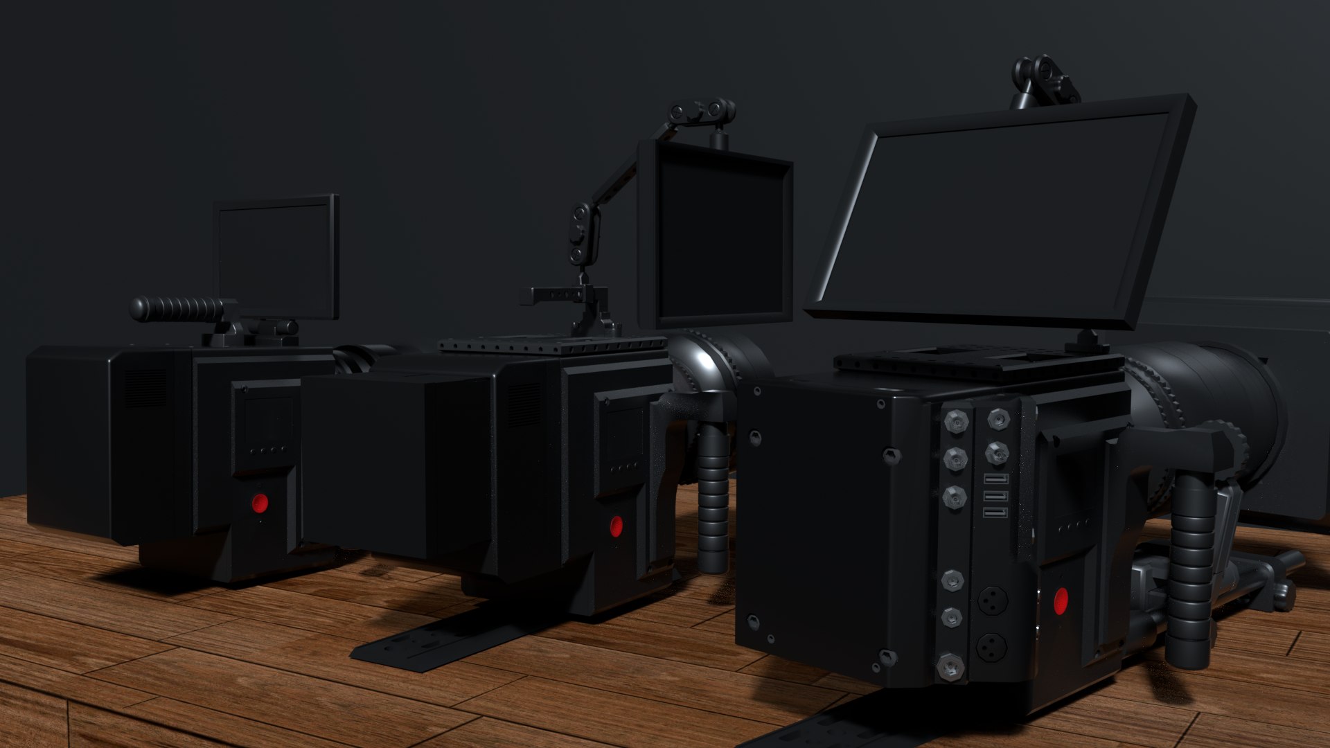 Cine Camera Customizable 3D - TurboSquid 1806254