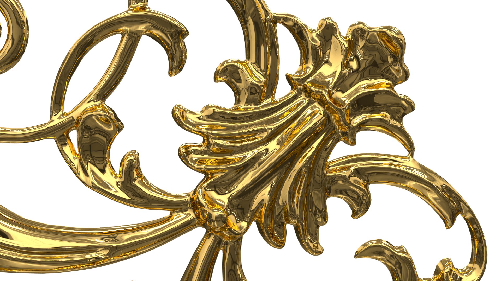 3D 3D Ceiling Sockets Gypsum Plaster DR290 - TurboSquid 2094979