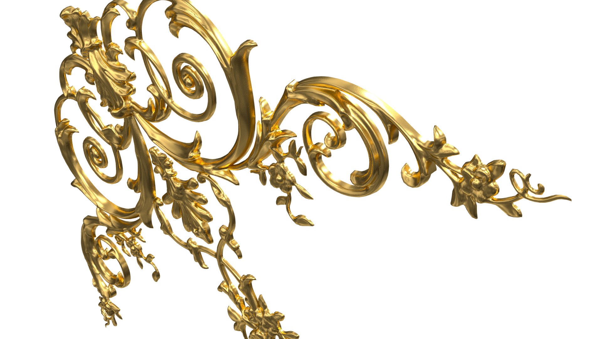 3D 3D Ceiling Sockets Gypsum Plaster DR290 - TurboSquid 2094979