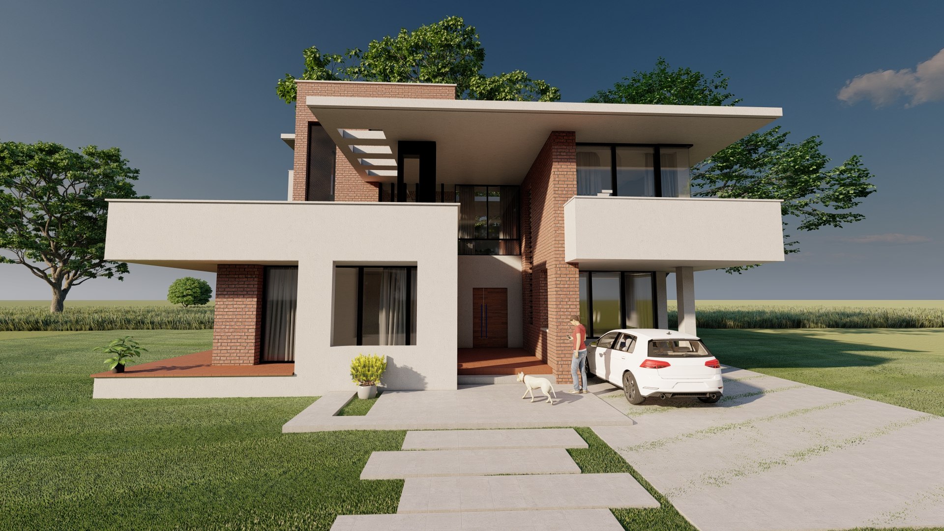3d model of residence 3D model - TurboSquid 2113244