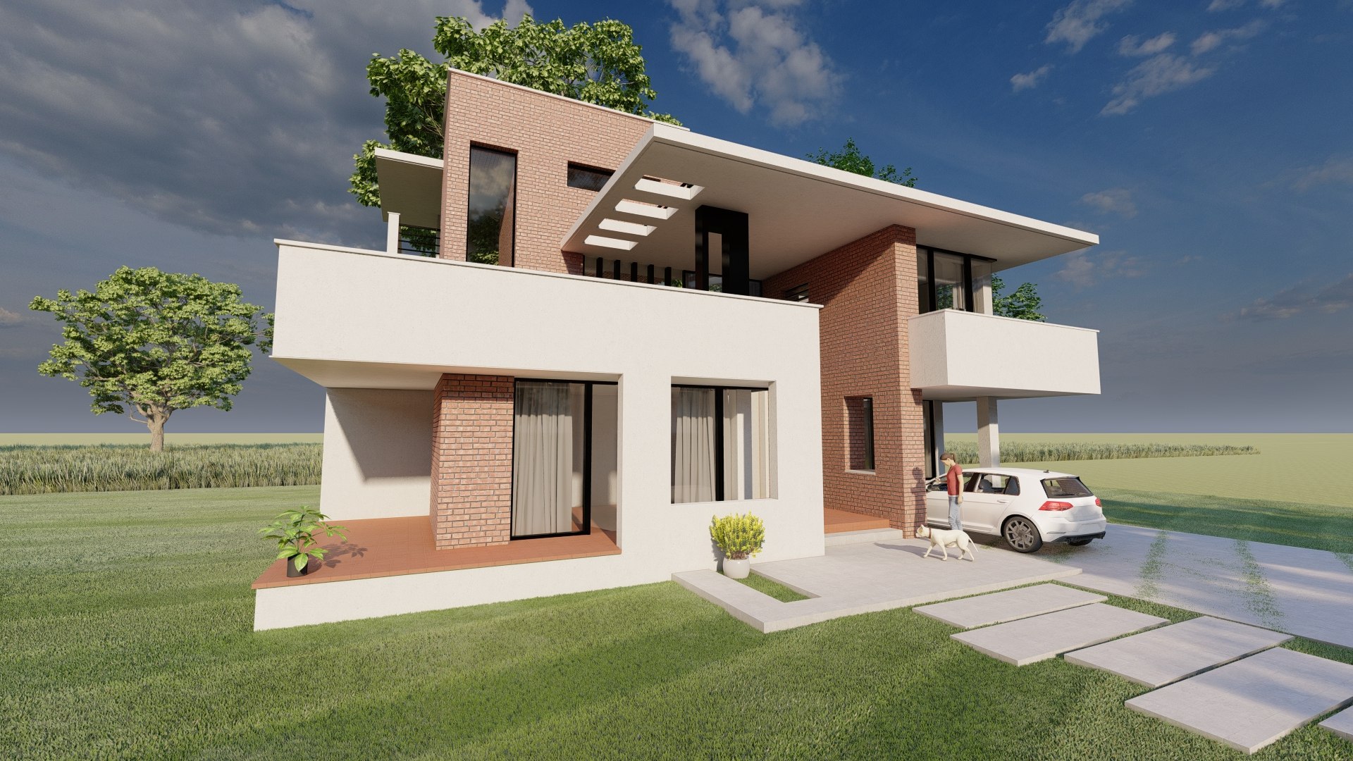 3d model of residence 3D model - TurboSquid 2113244