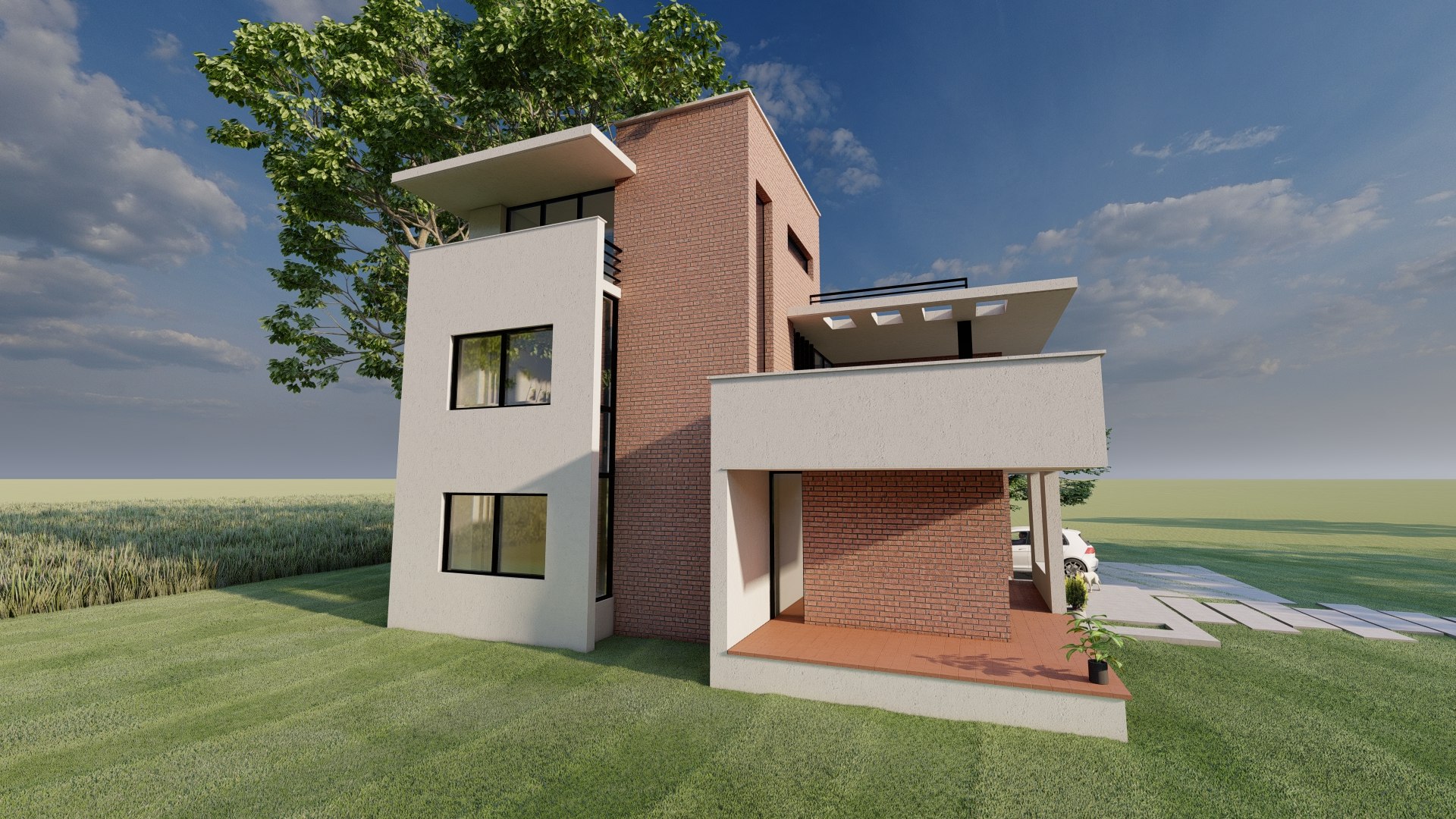 3d model of residence 3D model - TurboSquid 2113244