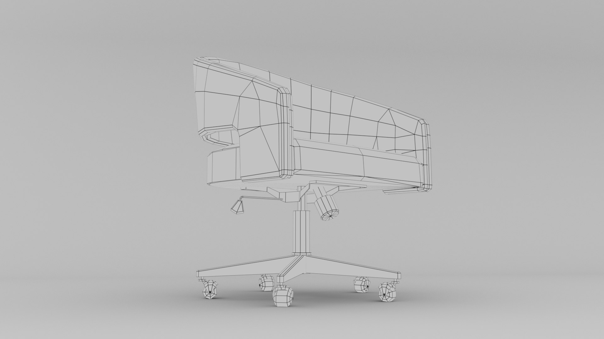 Low Poly Chair 3D - TurboSquid 2023606