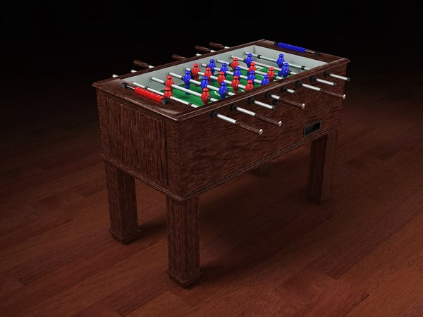 football table 3d 3ds