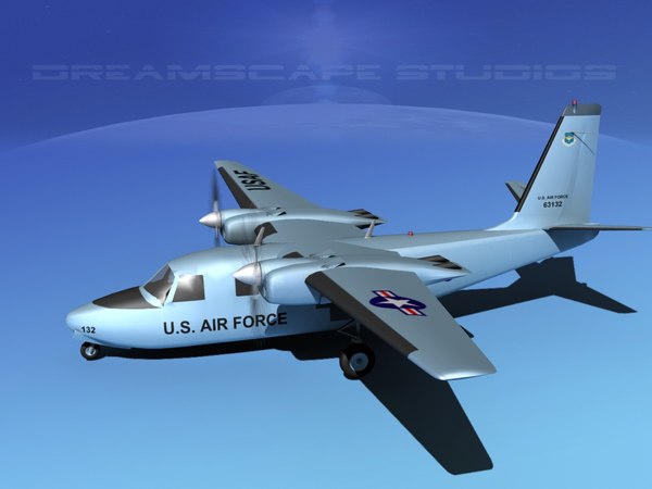 3d propellers aero commander 560 model