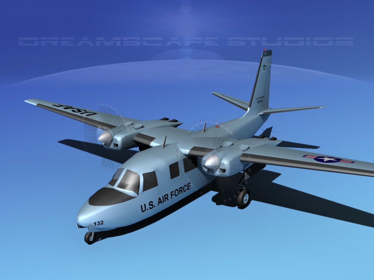 3d propellers aero commander 560 model