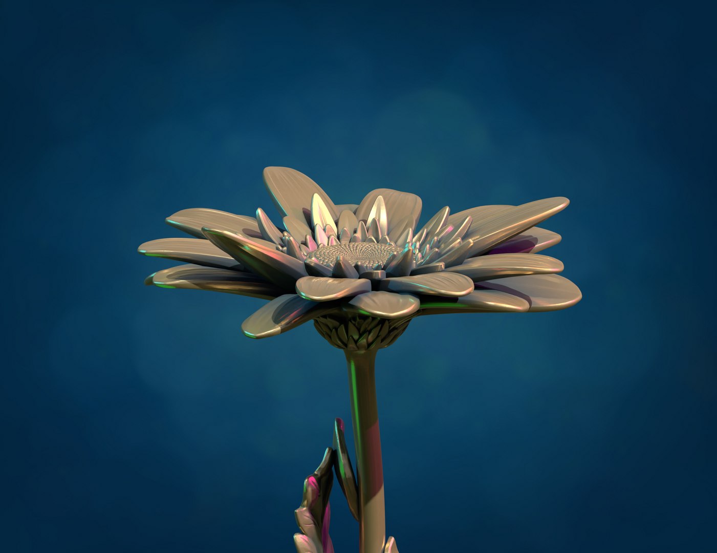 3D Model Daisy Printable Sculpture - TurboSquid 2119649