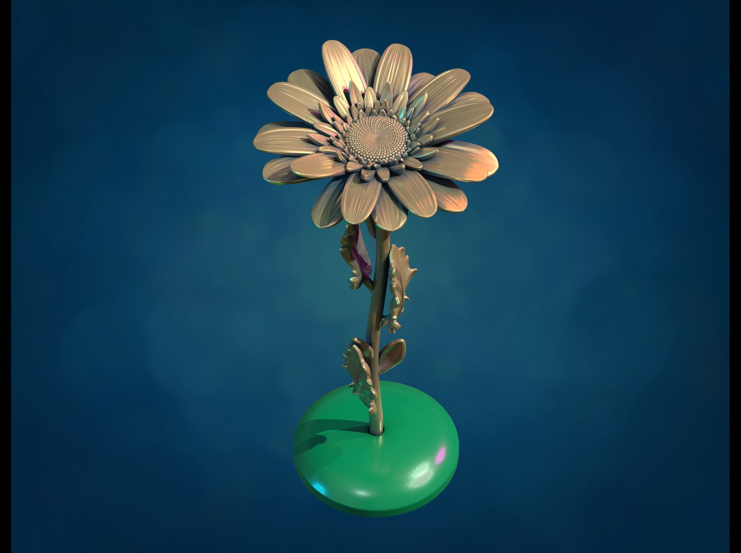 3D Model Daisy Printable Sculpture - TurboSquid 2119649