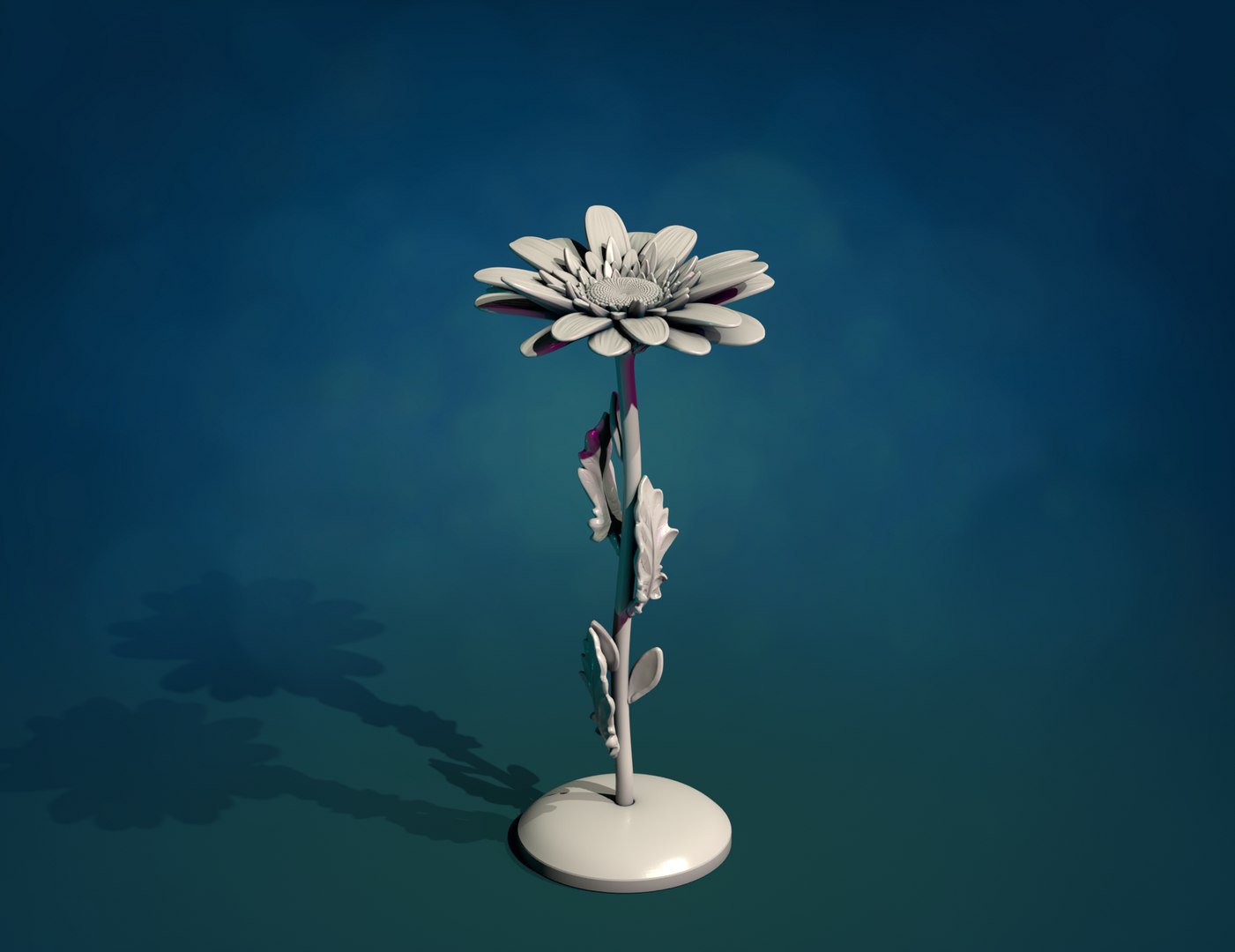 3D Model Daisy Printable Sculpture - TurboSquid 2119649