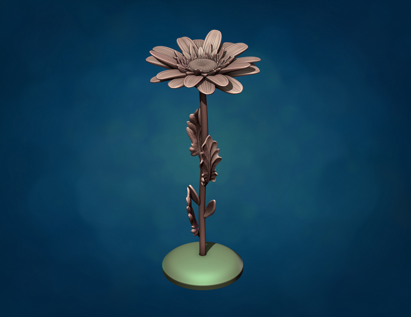 3D Model Daisy Printable Sculpture - TurboSquid 2119649