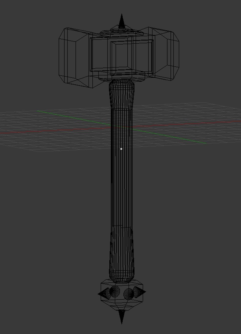 Royal War Hammer Set 3D - TurboSquid 1270388