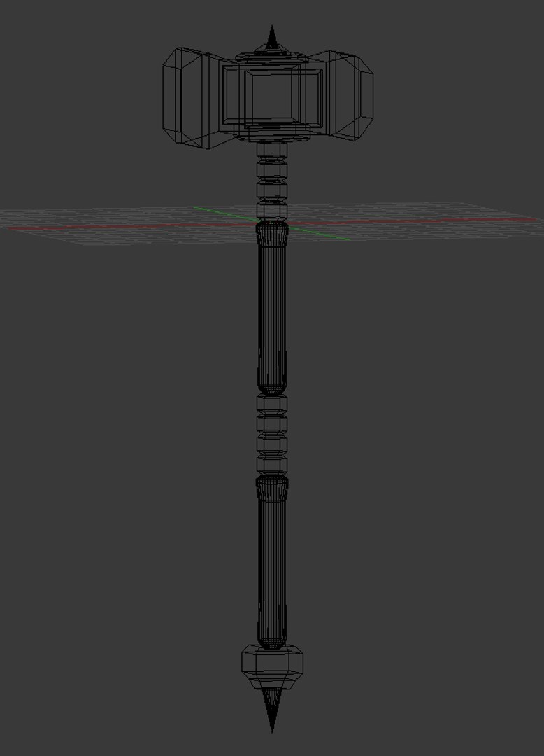 Royal War Hammer Set 3D - TurboSquid 1270388