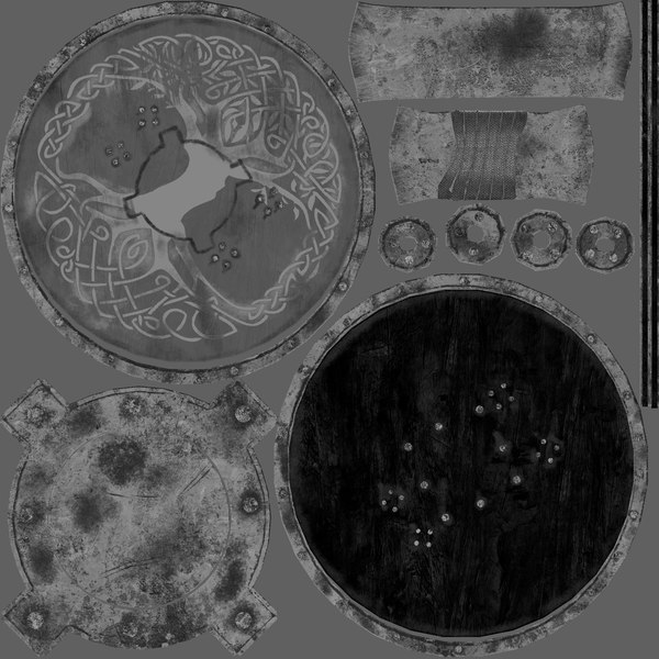 3d shield model