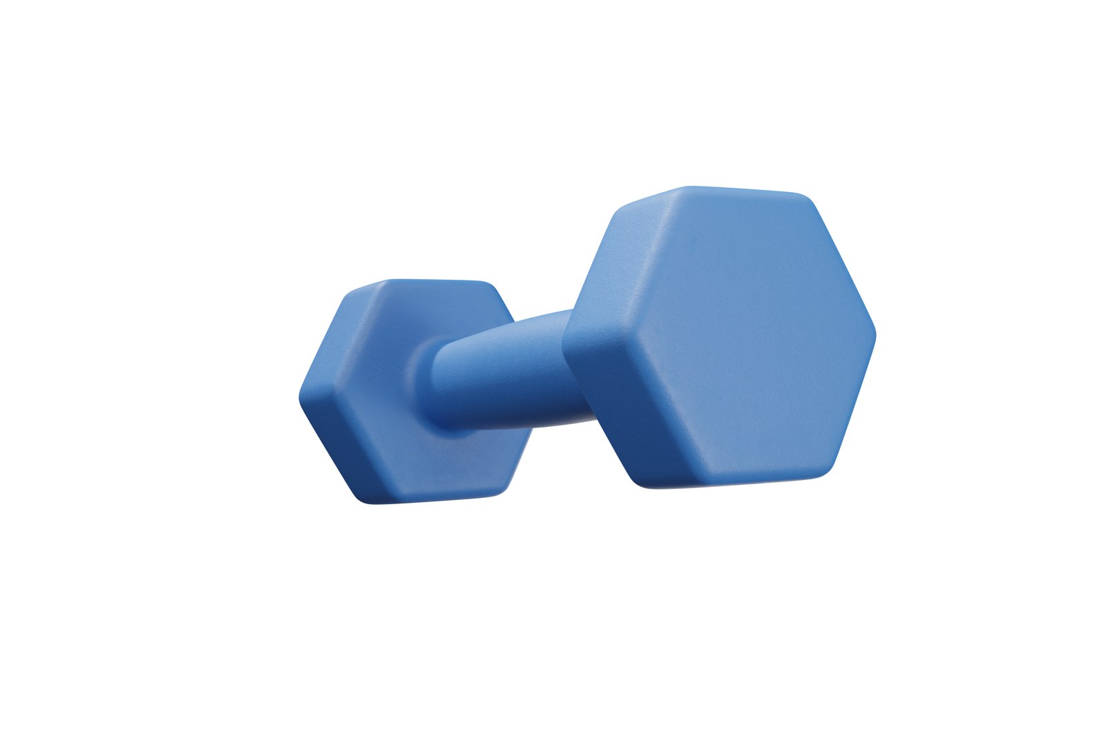 Blue Small Rubber Textured Dumbbells 3D Model - TurboSquid 2056613