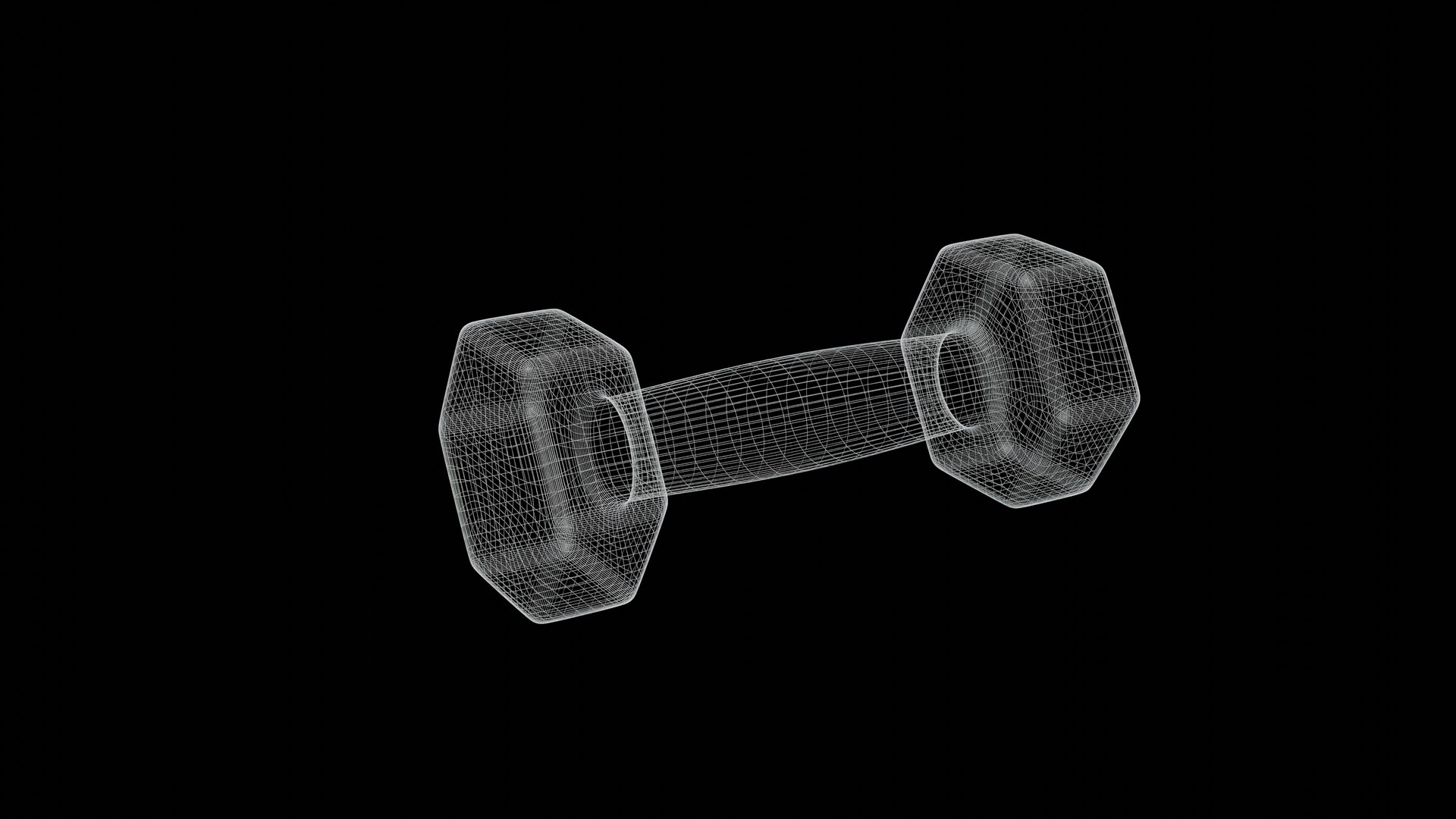 Blue Small Rubber Textured Dumbbells 3D Model - TurboSquid 2056613
