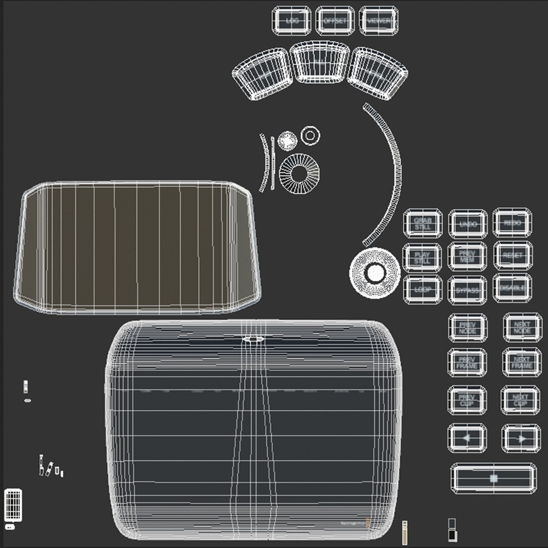 DaVinci Resolve Micro Panel 3D model - TurboSquid 2124837