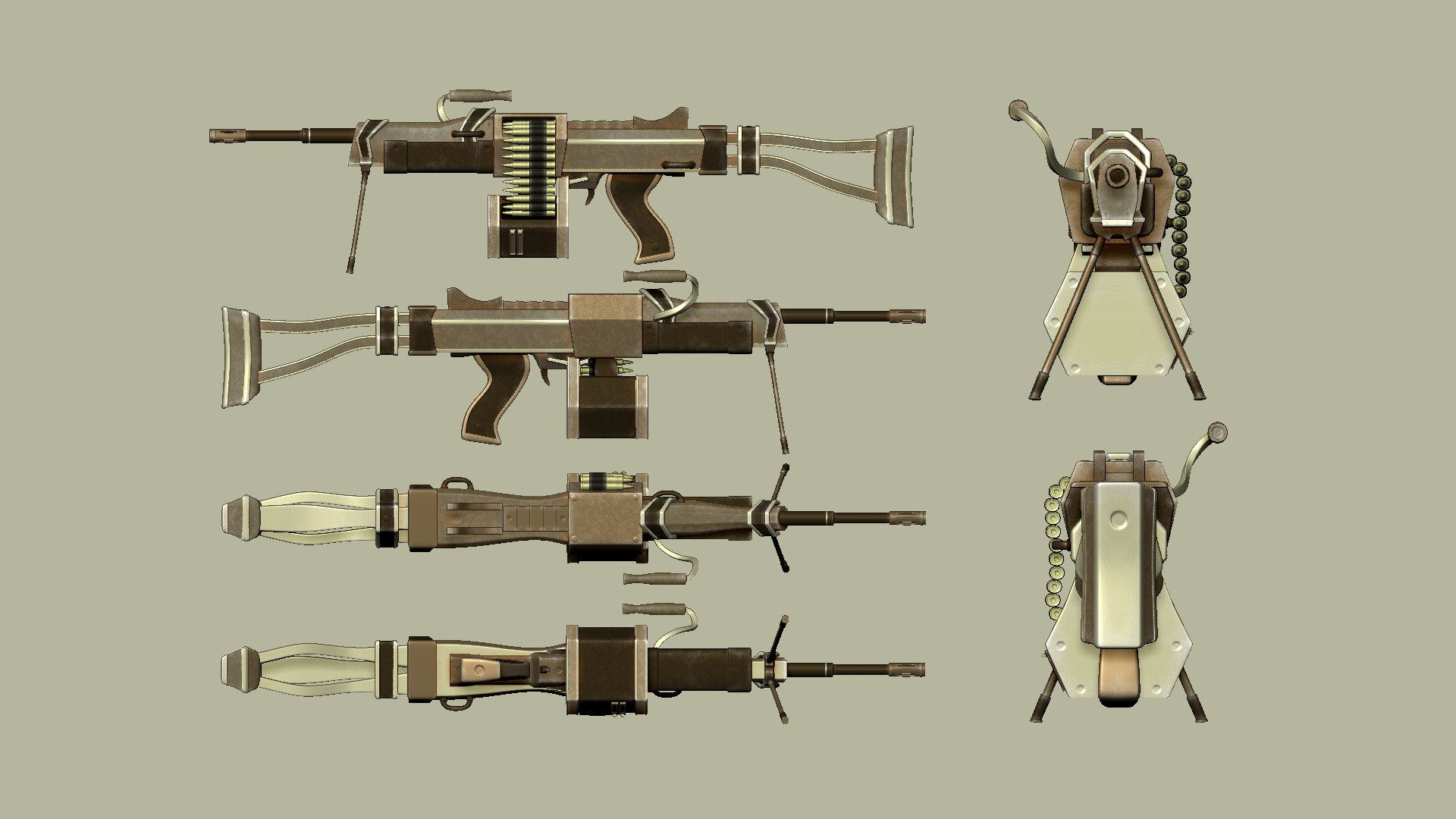3D Model Machine Gun Negev - TurboSquid 1677266