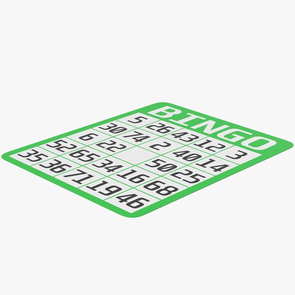 modelo 3d Bingo verde - TurboSquid 2319968