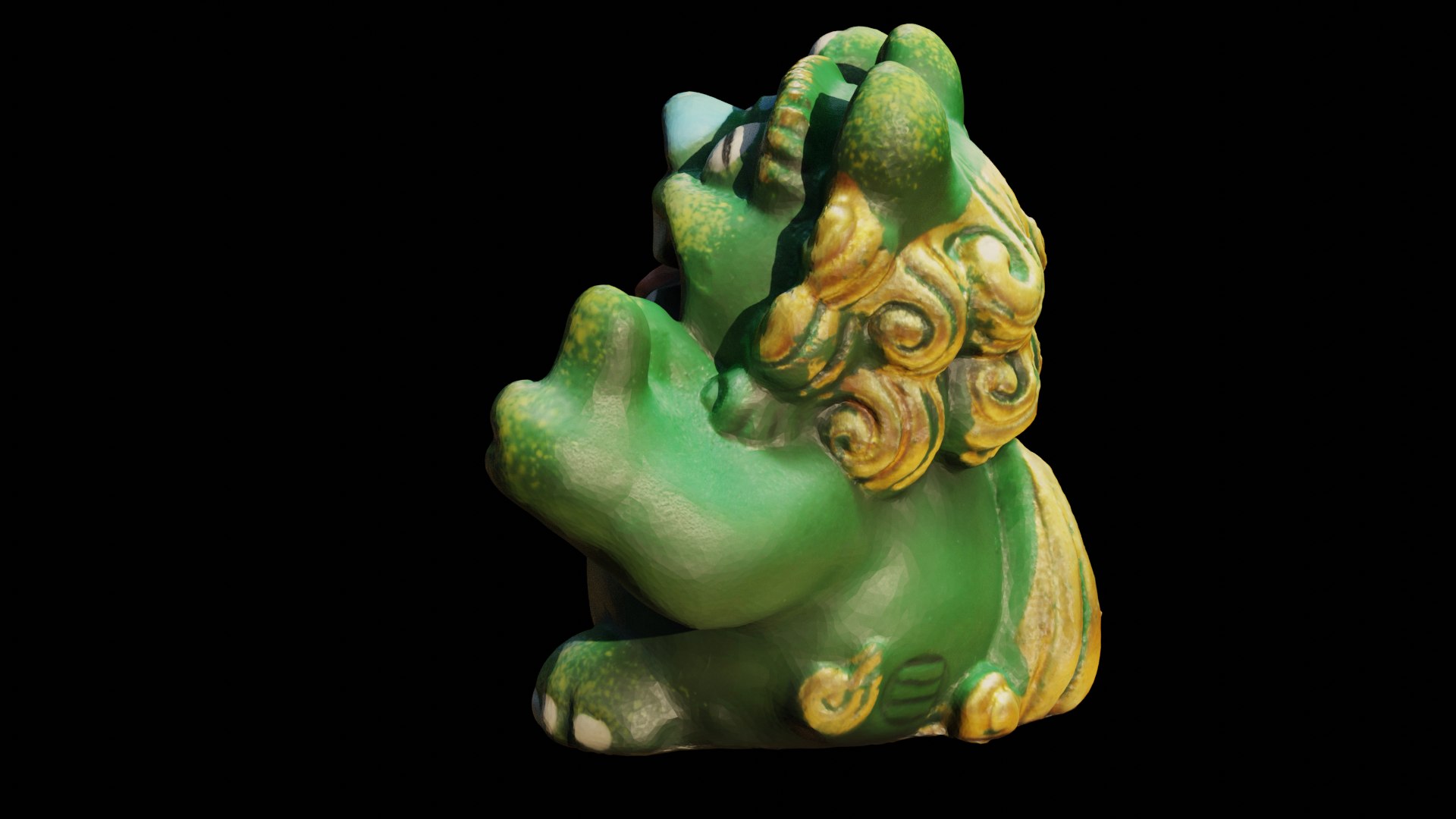 3D Chinese Guardian Lion Shishi Fu Dog 3D Model - High Detail 3D Model ...