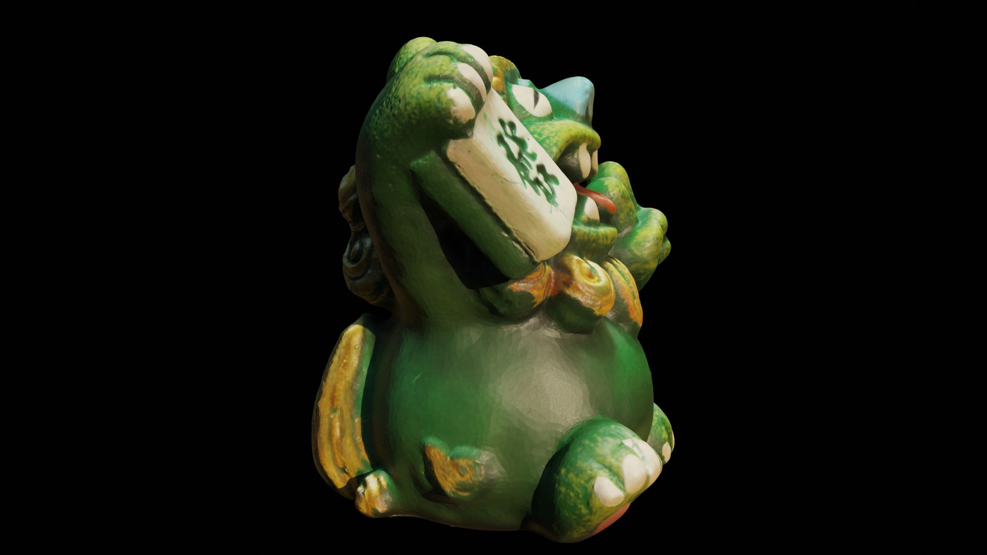 3D Chinese Guardian Lion Shishi Fu Dog 3D Model - High Detail 3D Model ...