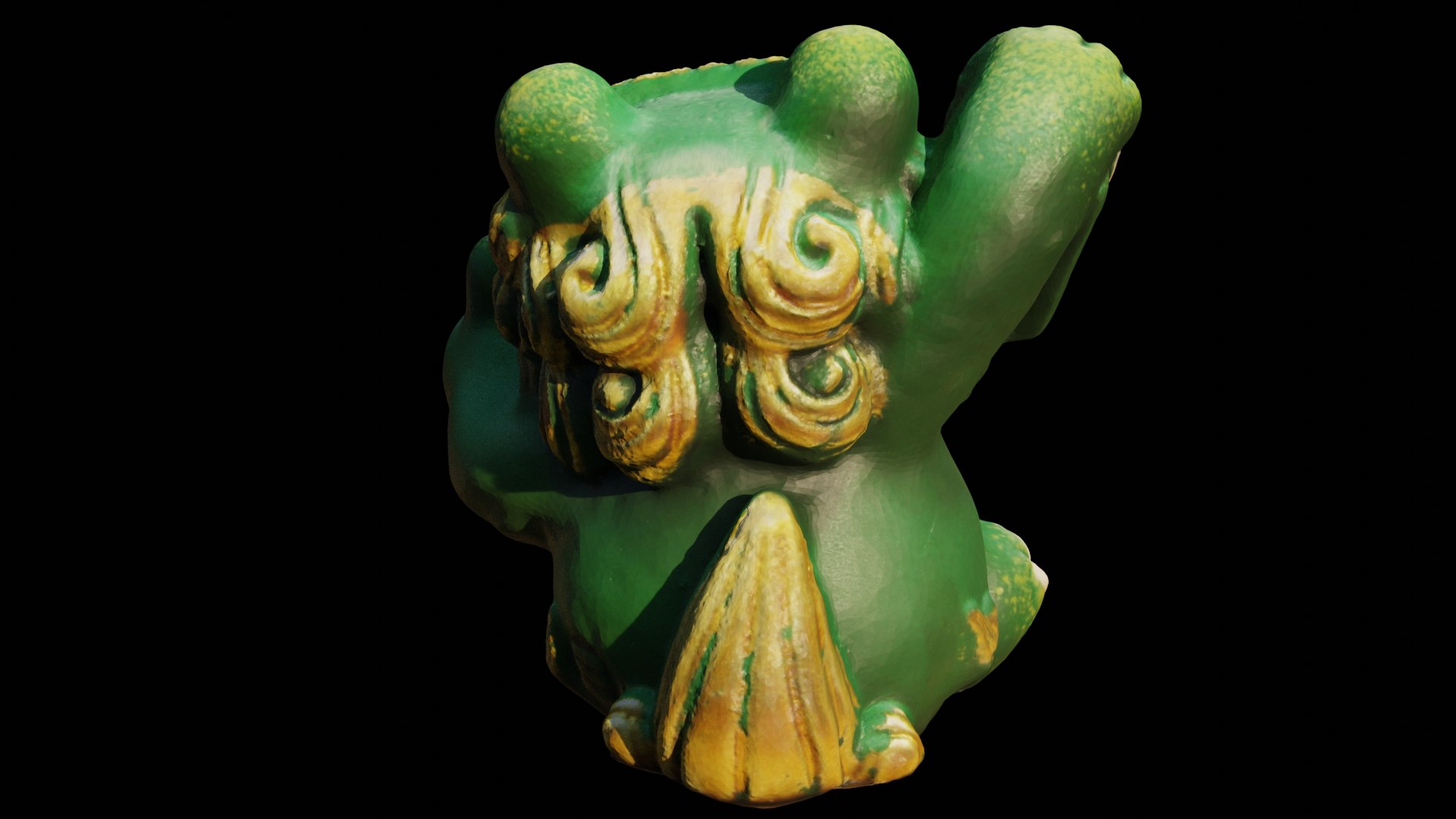 3D Chinese Guardian Lion Shishi Fu Dog 3D Model - High Detail 3D Model ...