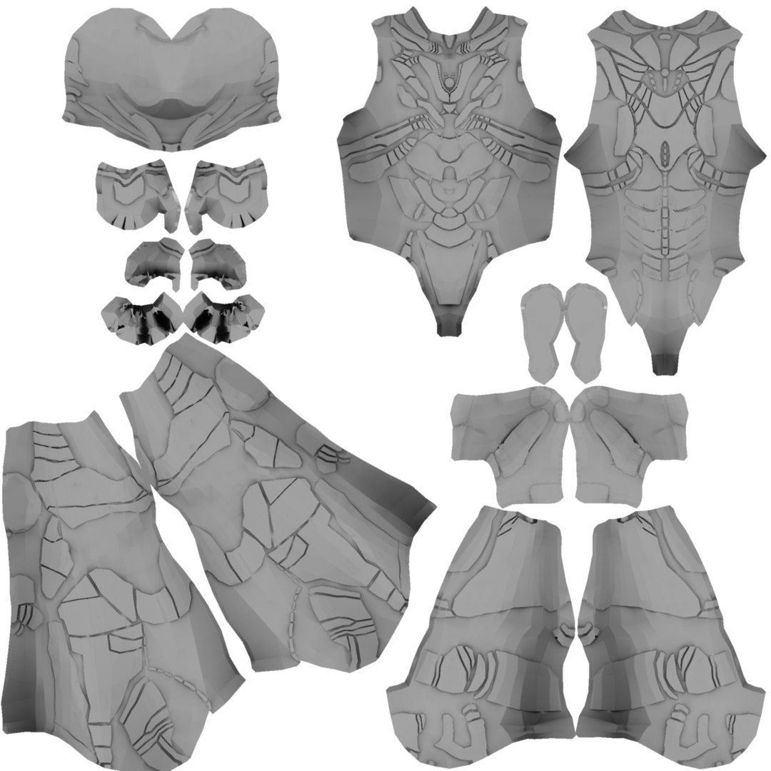 3D Futuristic Cyborg Nano Suit - TurboSquid 1493418