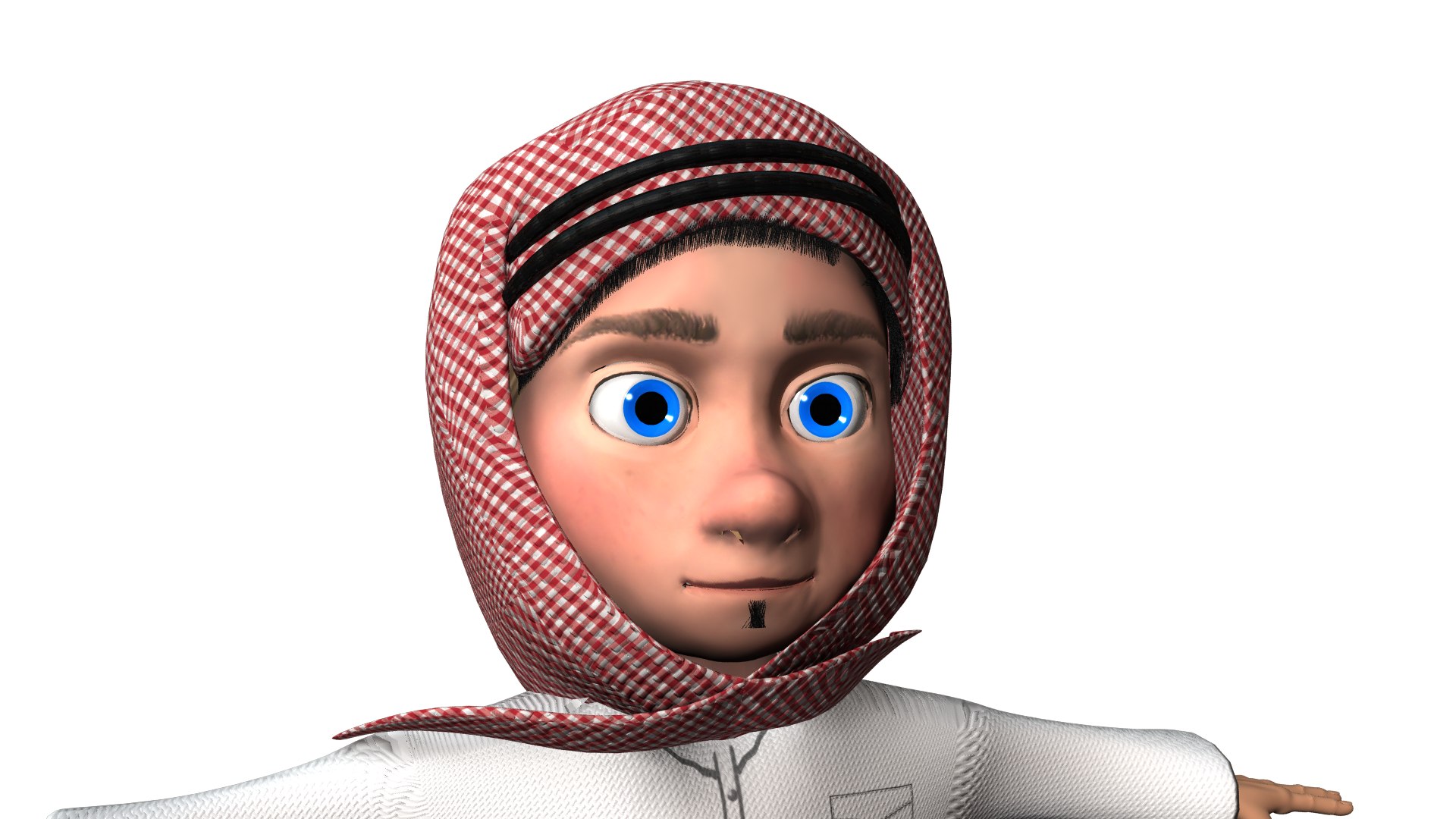 3D Arab Cartoon - TurboSquid 1161339