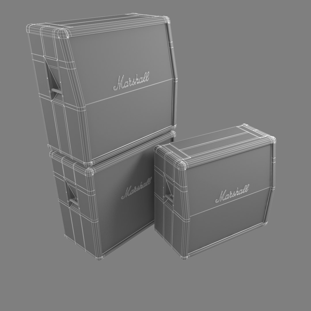 3d Marshall Speaker Model