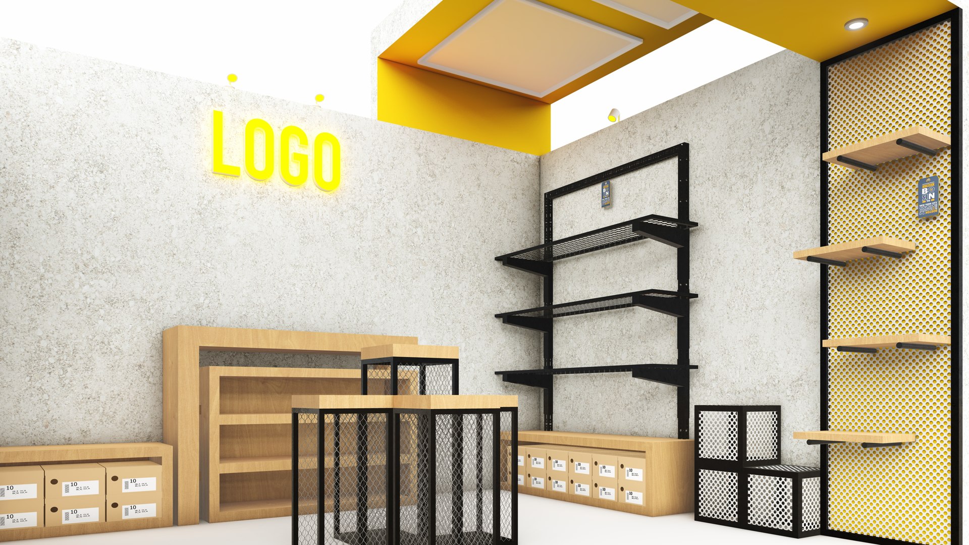 3D Booth One Side Open With Size 3x4 - TurboSquid 2234197