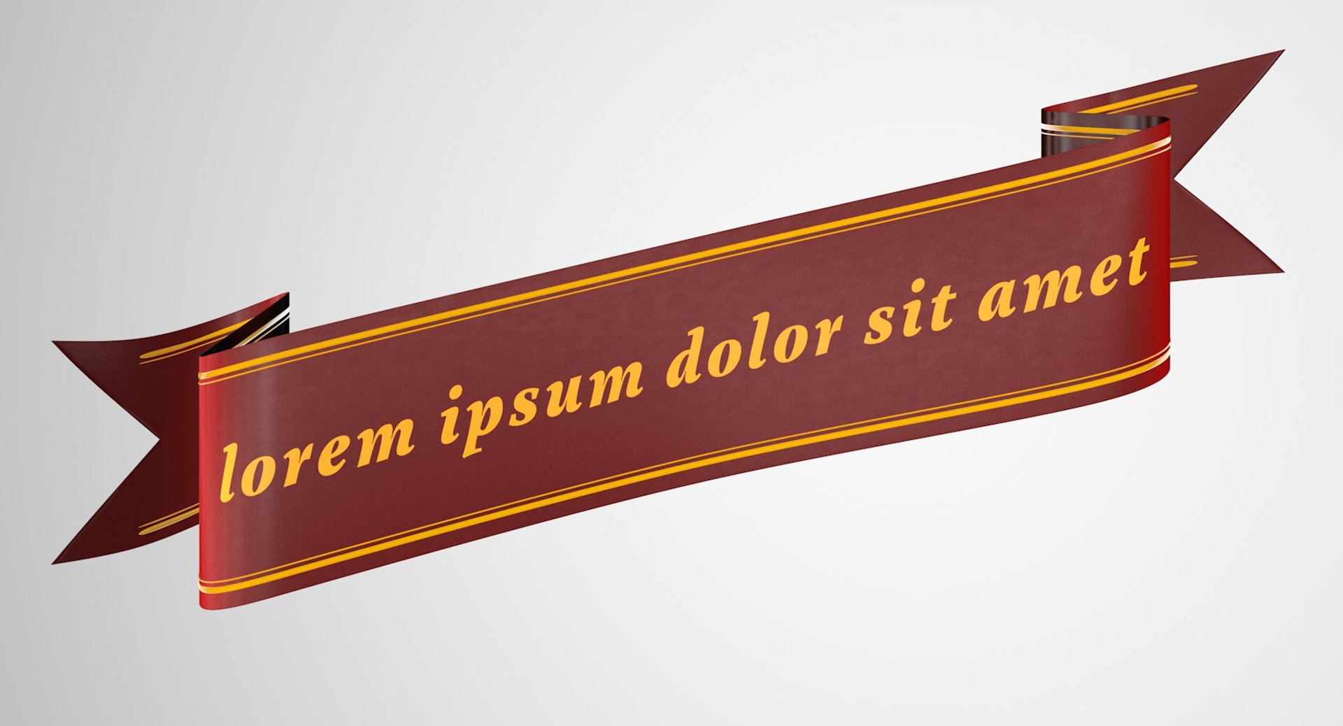 3D floating ribbon lines singleline - TurboSquid 1328266