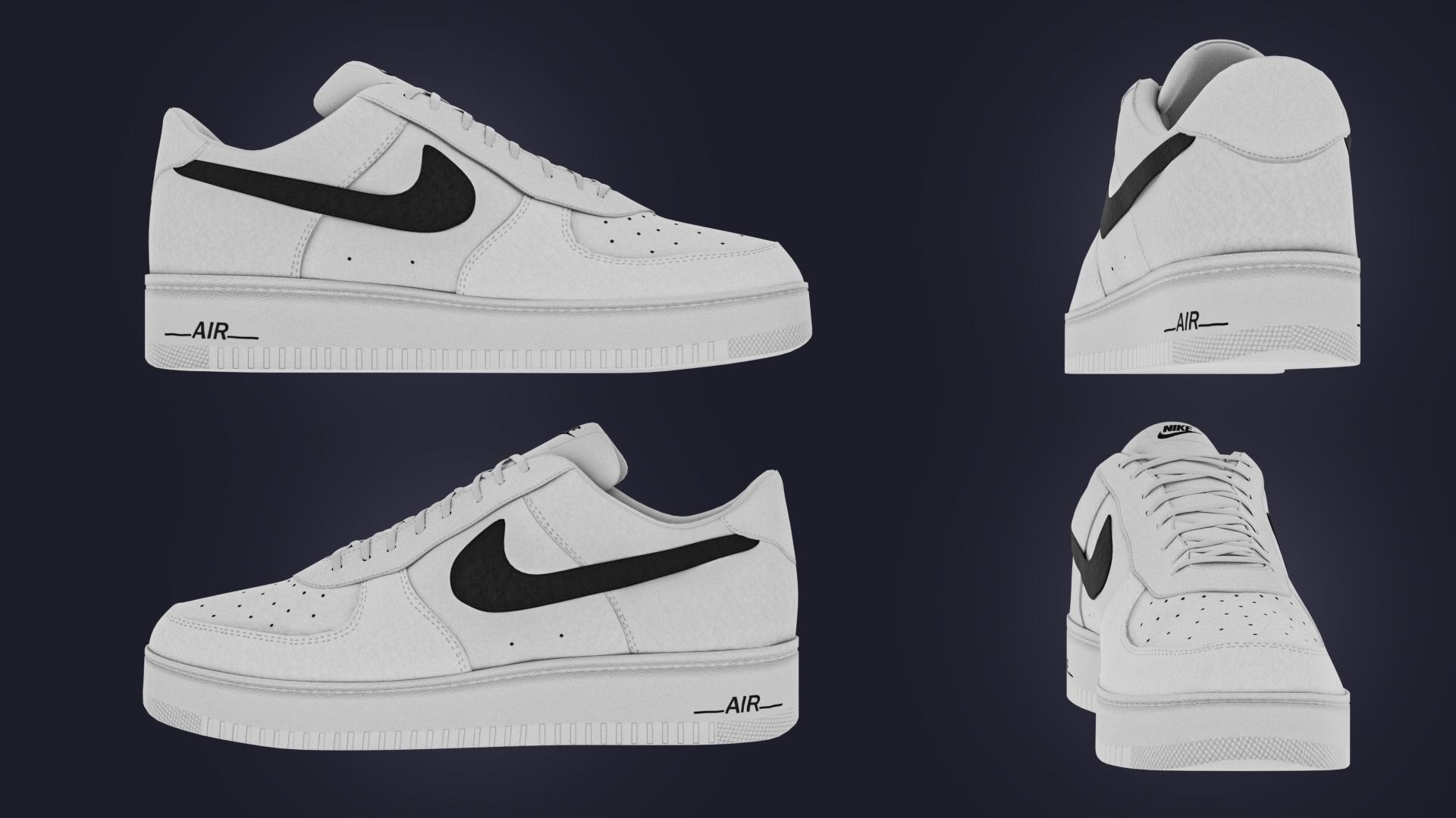 Nike Air Force 1 3D Model - TurboSquid 1622580