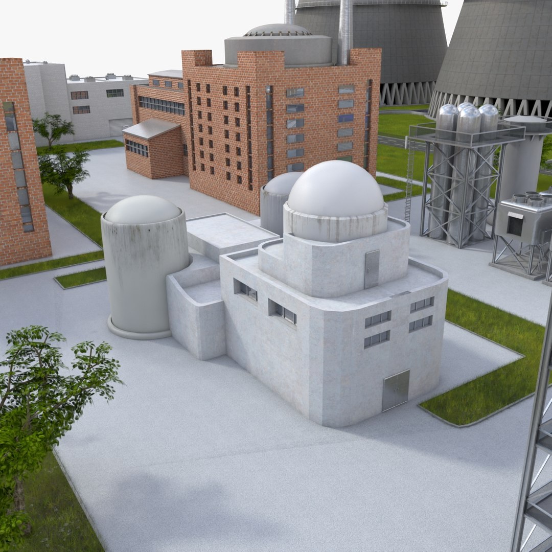 3D power plant - TurboSquid 1241255