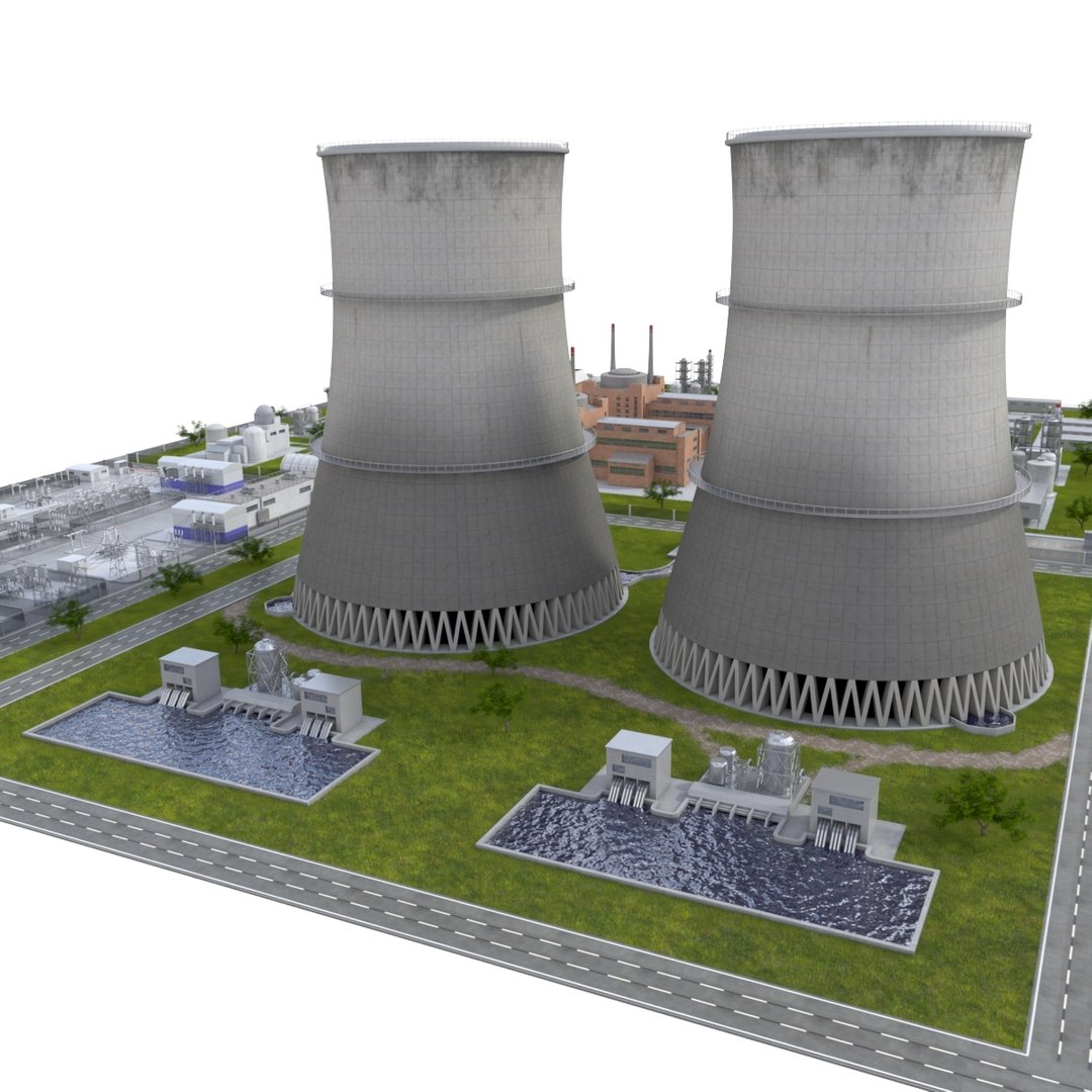 3D power plant - TurboSquid 1241255