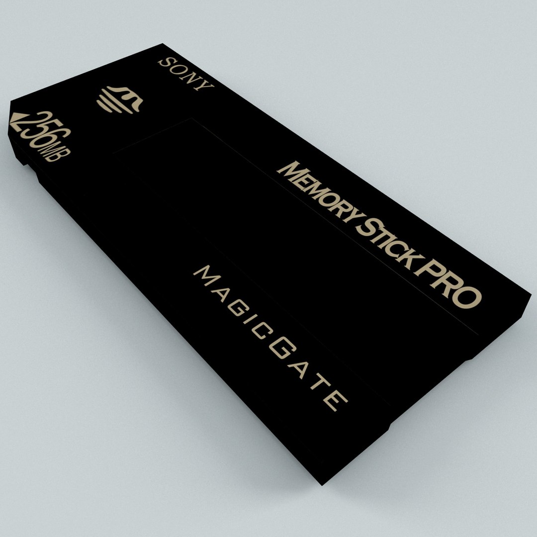 Memory Card Ms Pro 3d Model