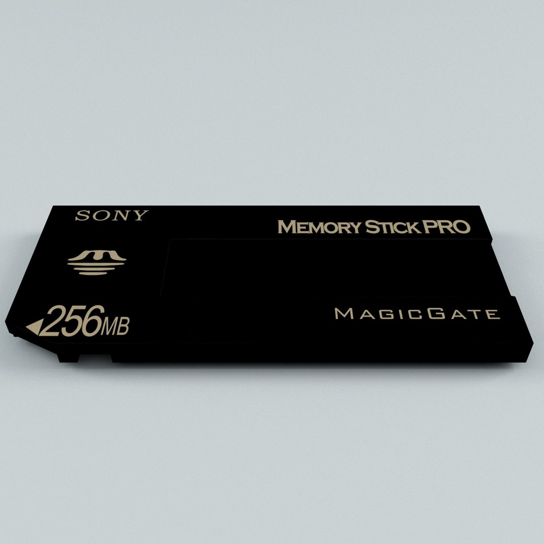 Memory Card Ms Pro 3d Model