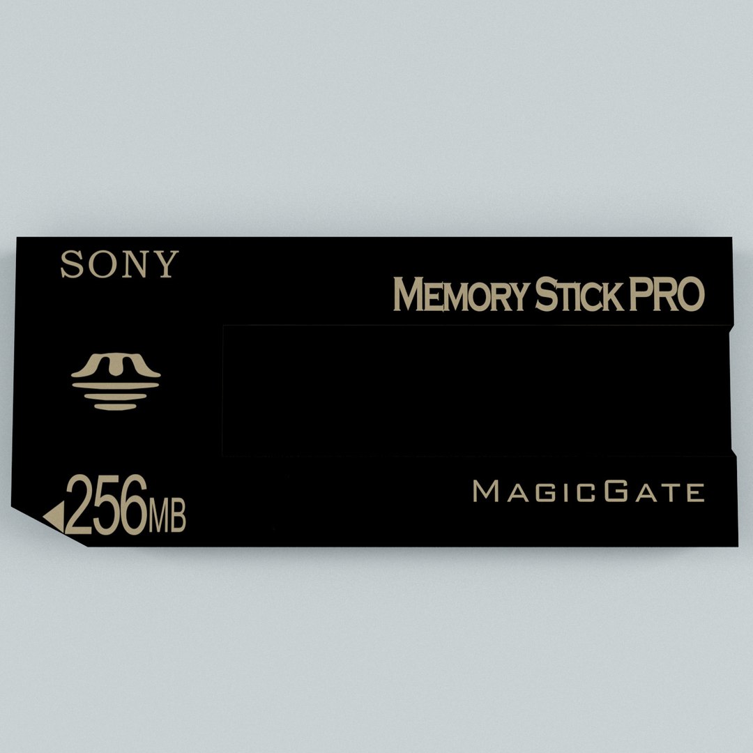 Memory Card Ms Pro 3d Model