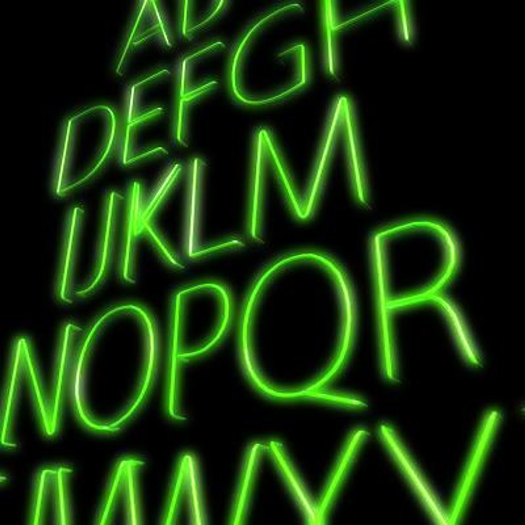 Neon Alphabet 3d 3ds