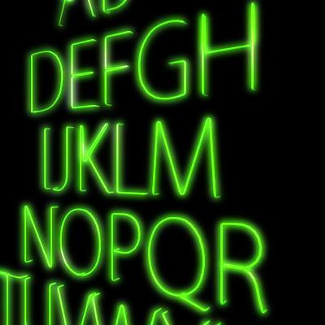 Neon Alphabet 3d 3ds