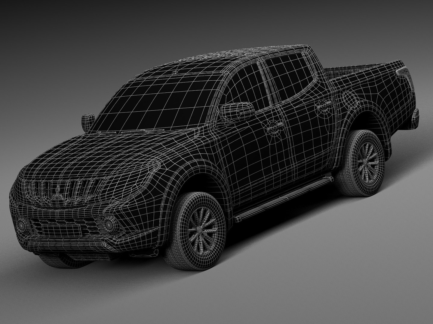3d 2016 Mitsubishi L200