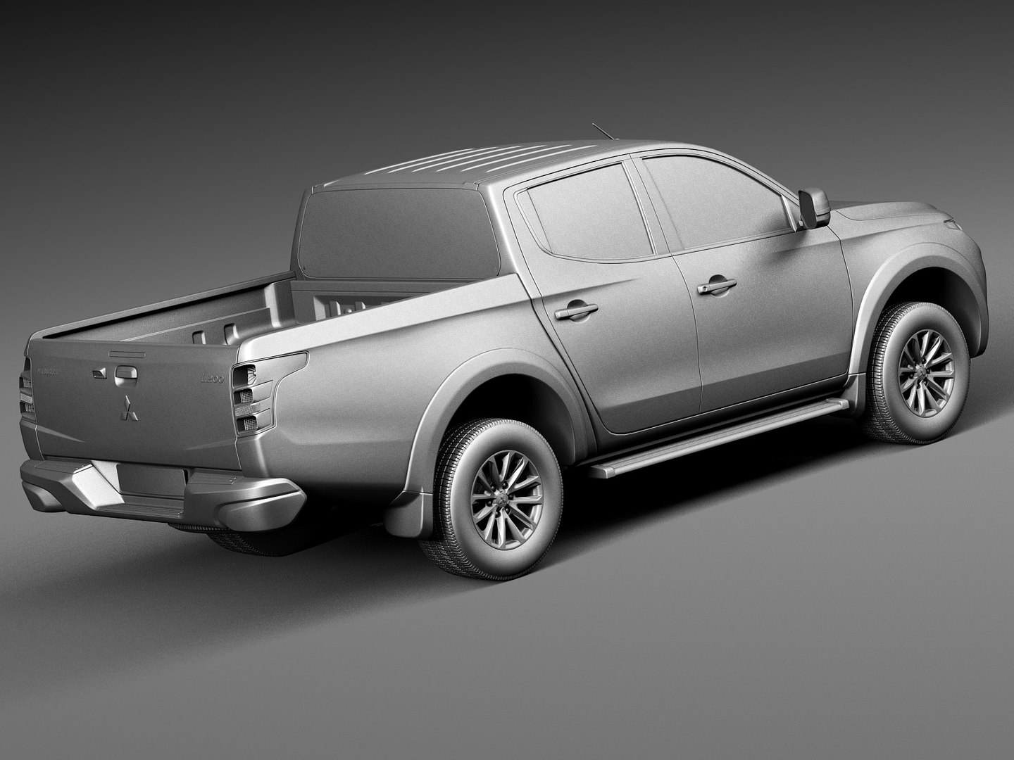 3d 2016 Mitsubishi L200