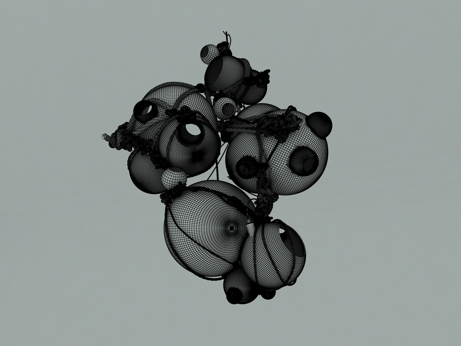 modelo 3d Knotty Bubbles Chandelier C - TurboSquid 1244589