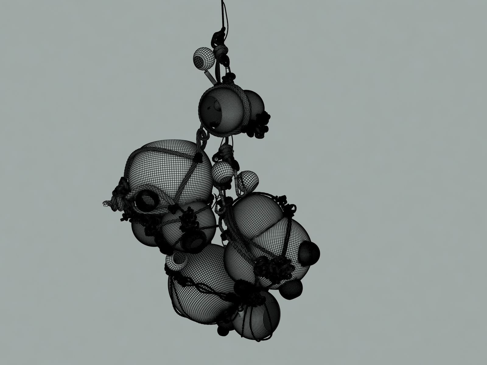 modelo 3d Knotty Bubbles Chandelier C - TurboSquid 1244589