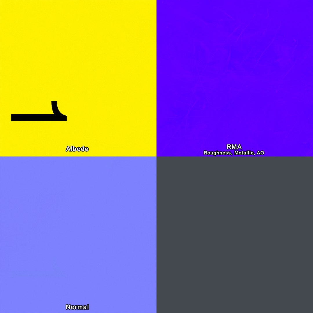 3D Number Placard Model - TurboSquid 1315126