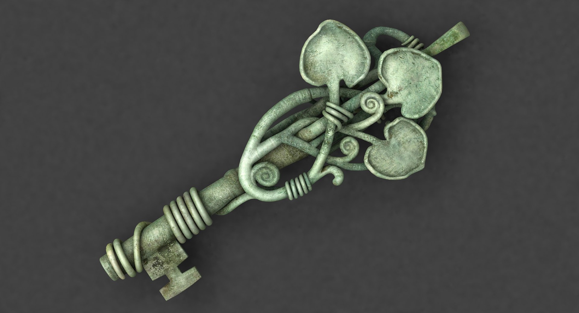 3d Fantasy Key Model