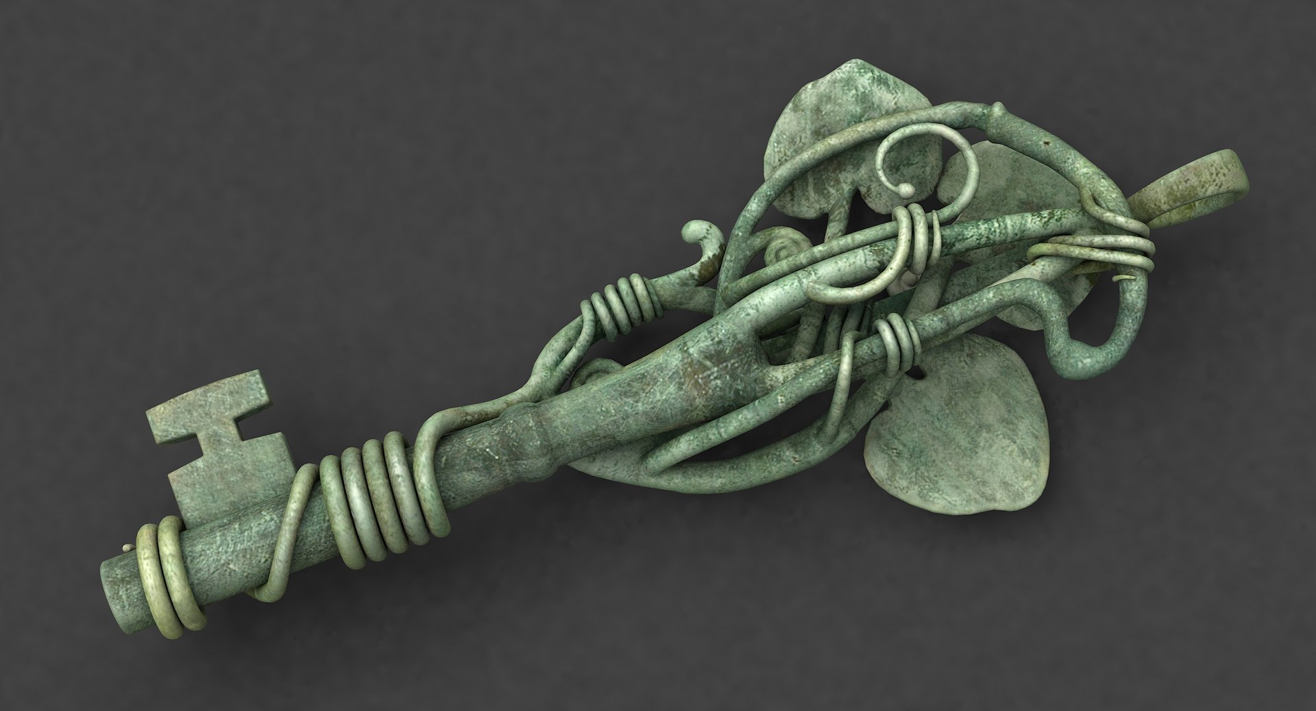 3d Fantasy Key Model