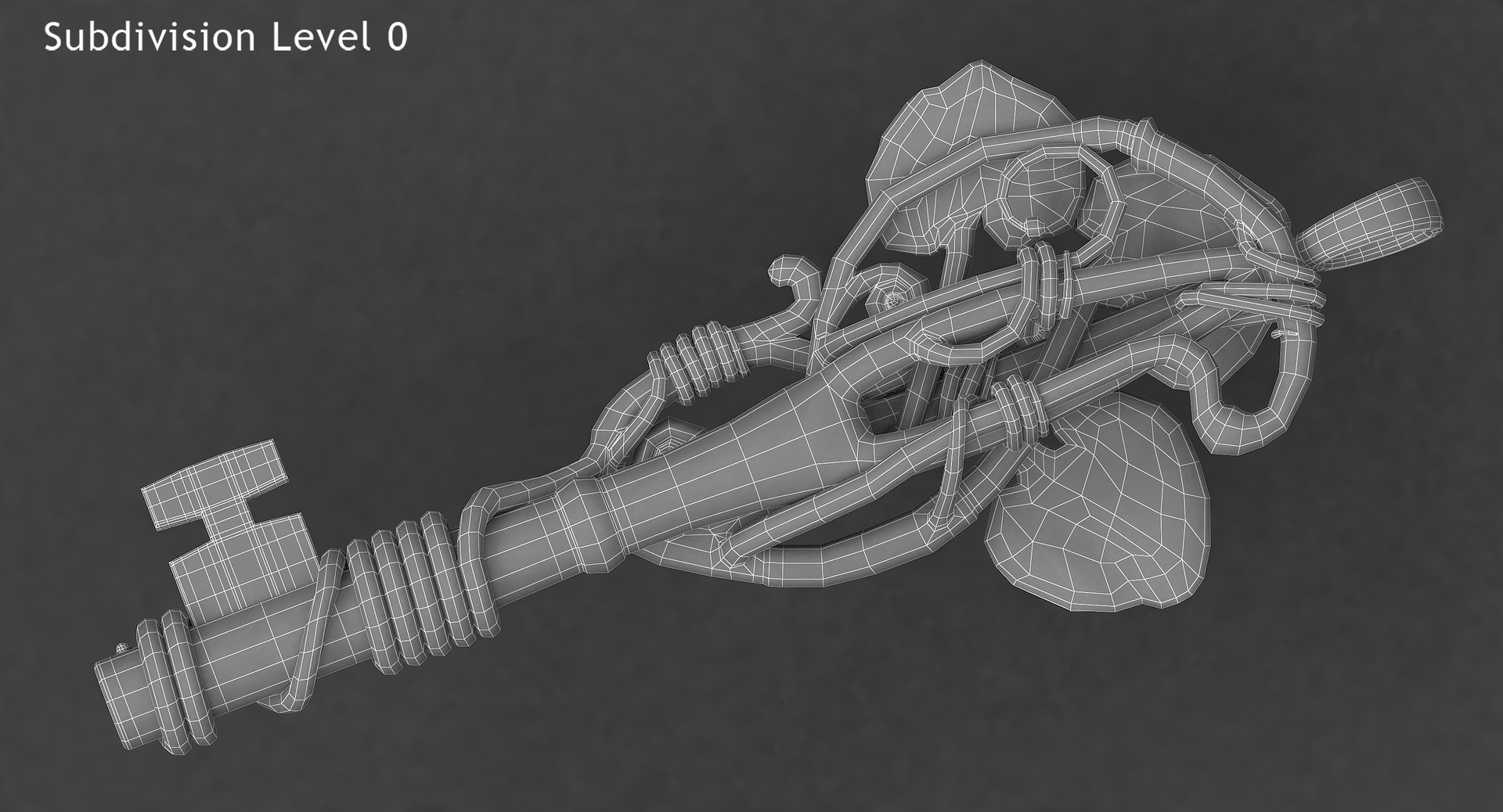 3d Fantasy Key Model