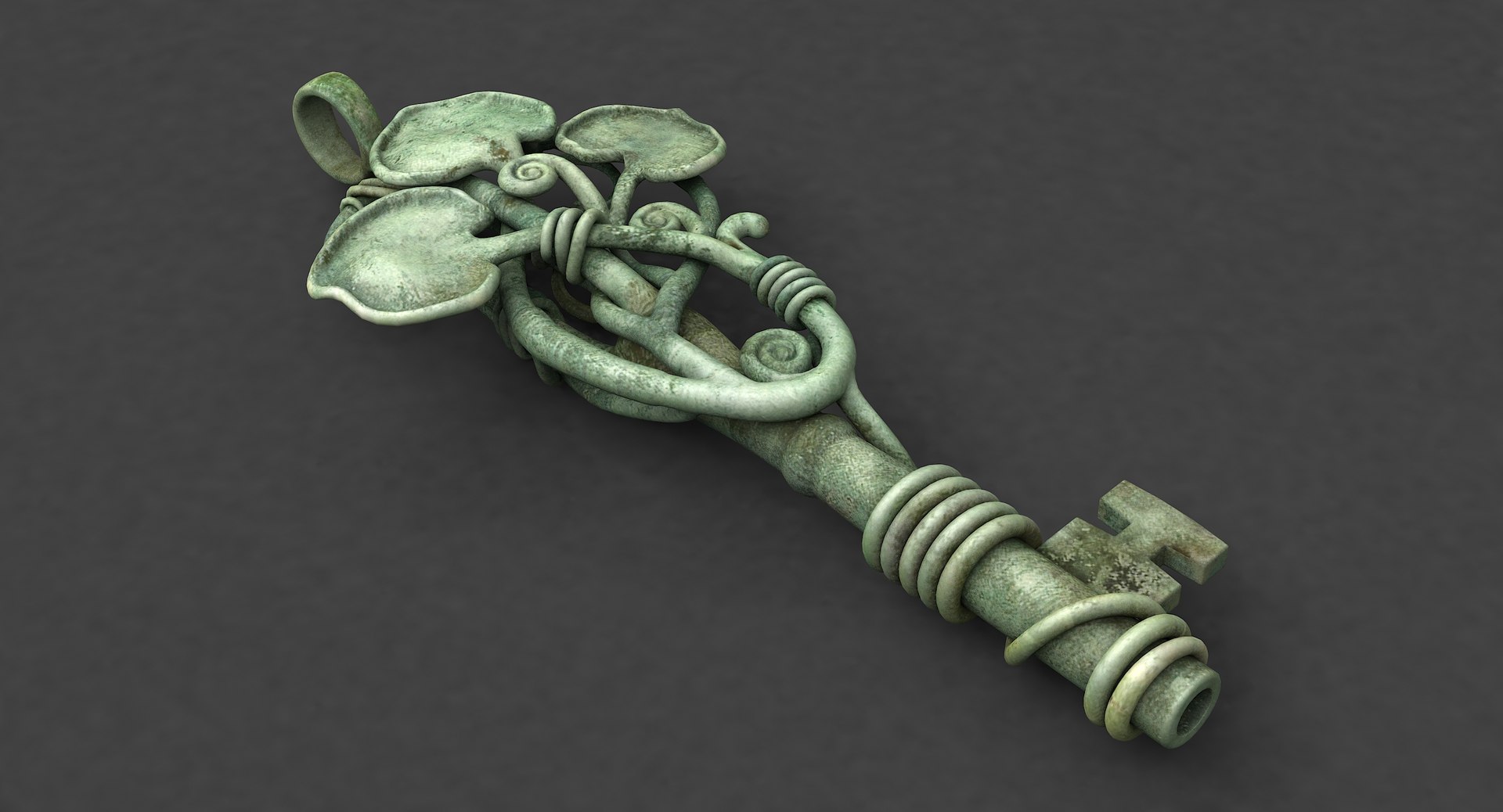3d Fantasy Key Model