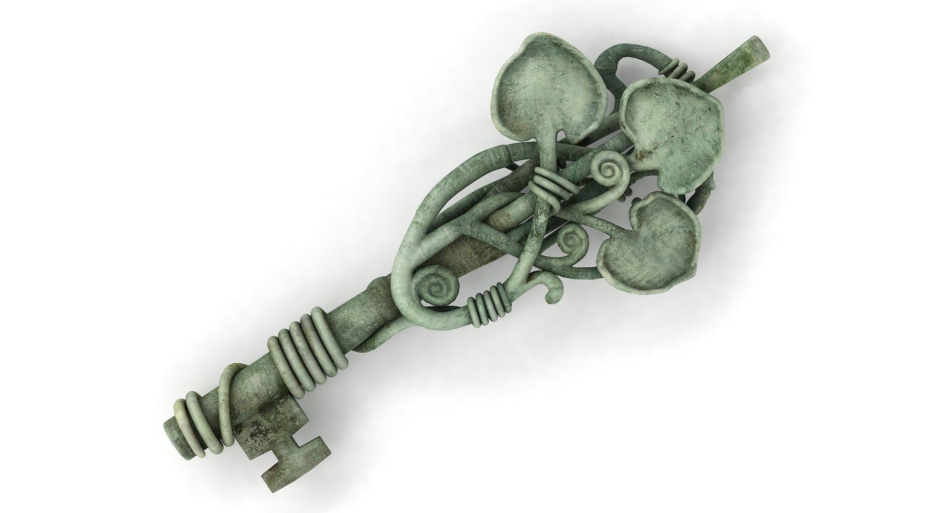 3d Fantasy Key Model