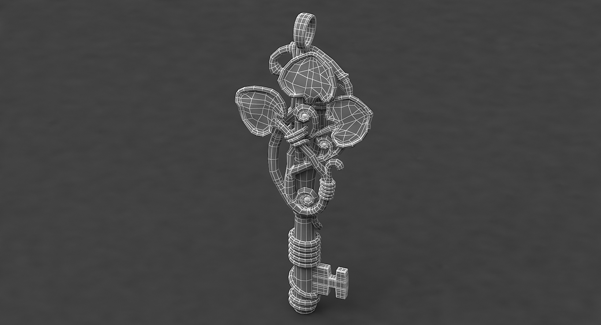 3d Fantasy Key Model