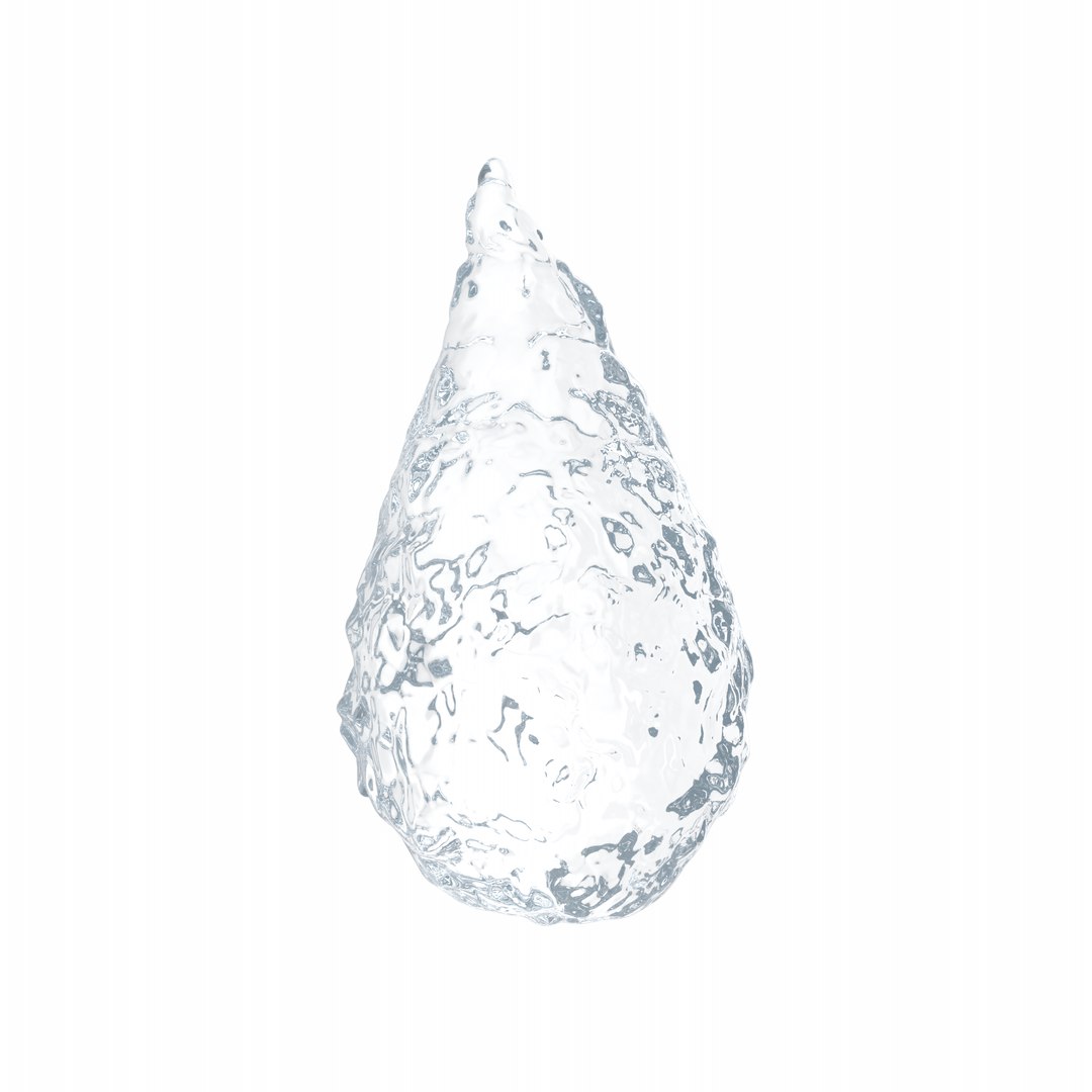 Ice Drop 3D Model - TurboSquid 2218277